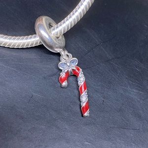Pandora | Jewelry | New Authentic Pandora Sparkling Candy Cane Charm ...